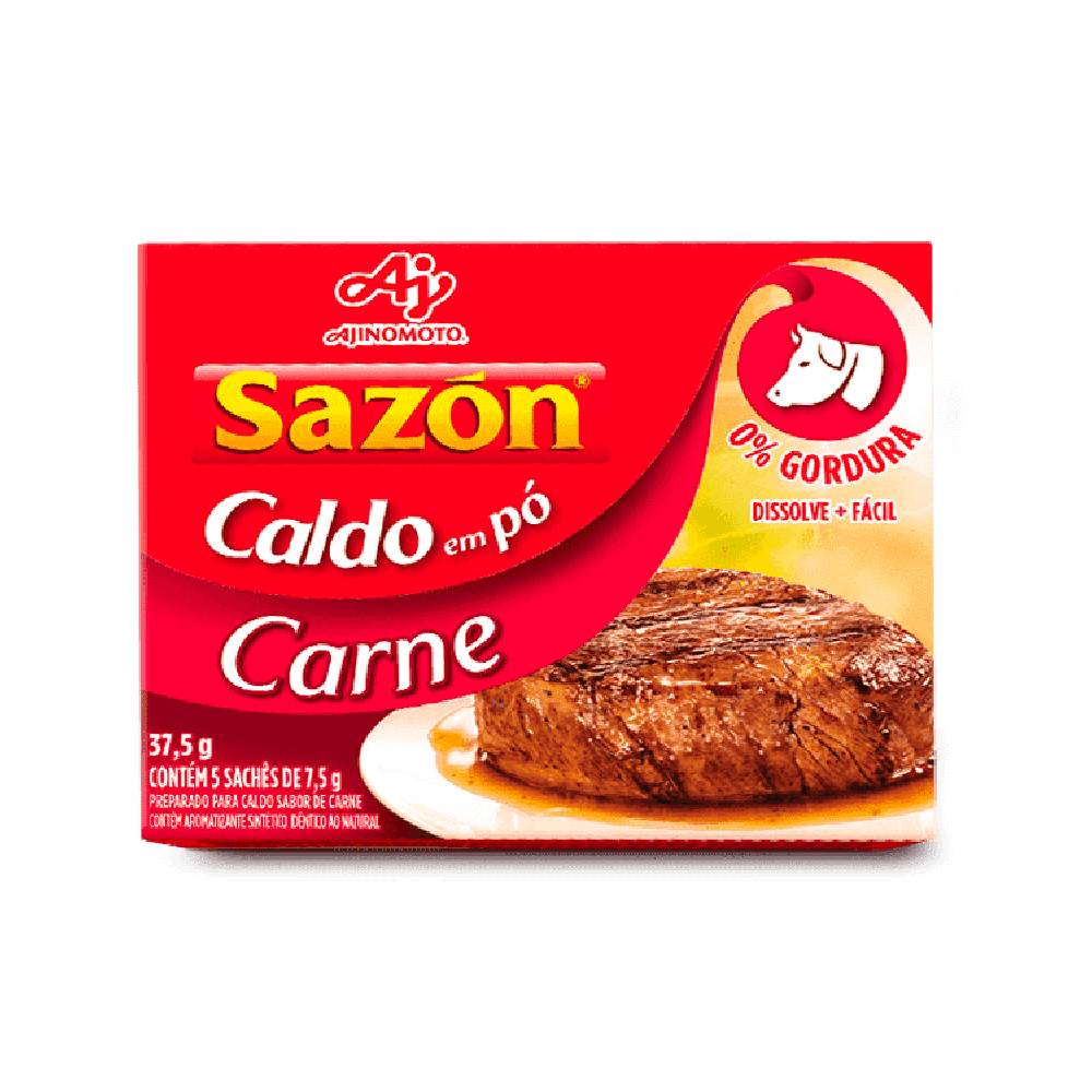 Caldo em Pó Carne Sazon 32,5g - Zona Sul