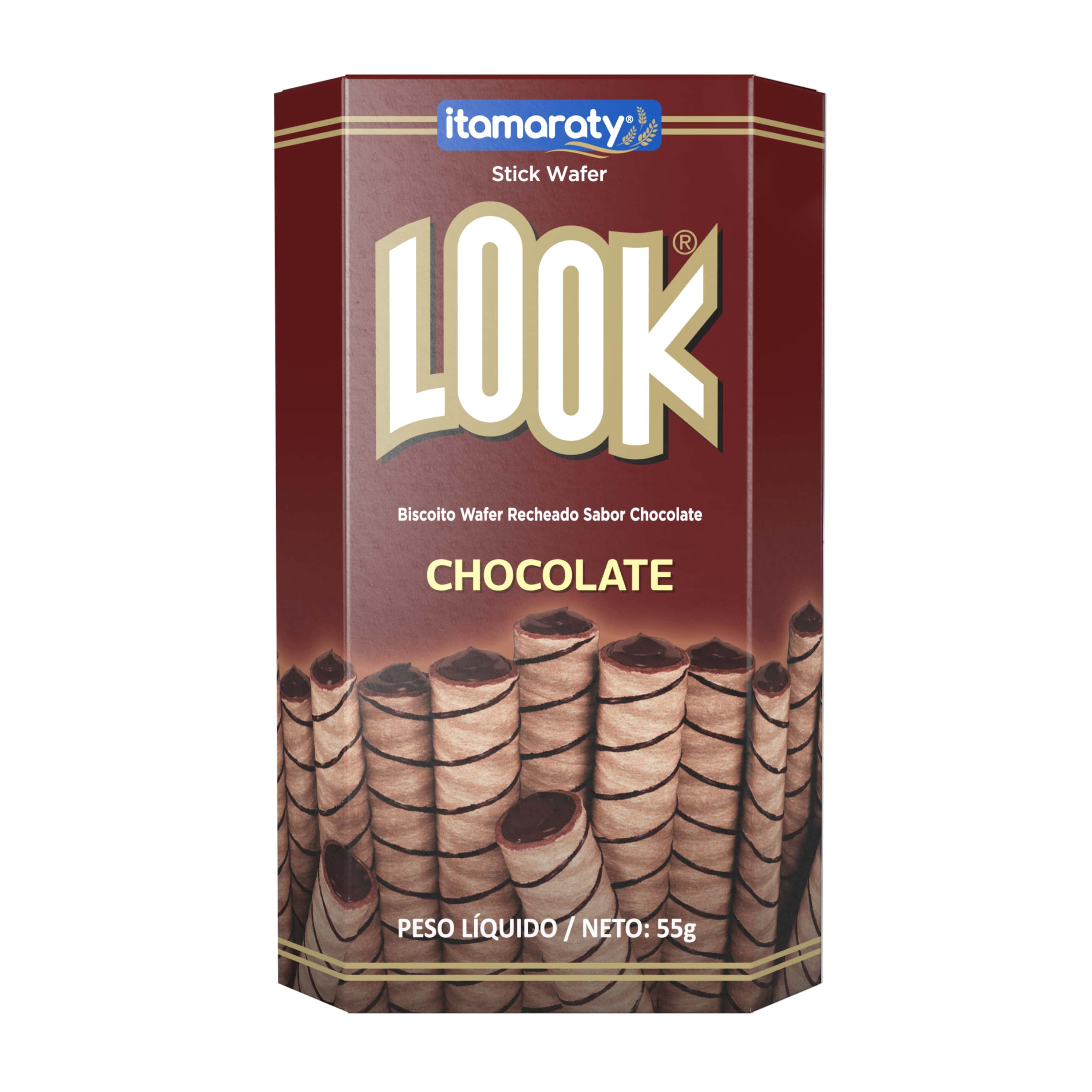 Biscoito Look Chocolate 55g - Zona Sul