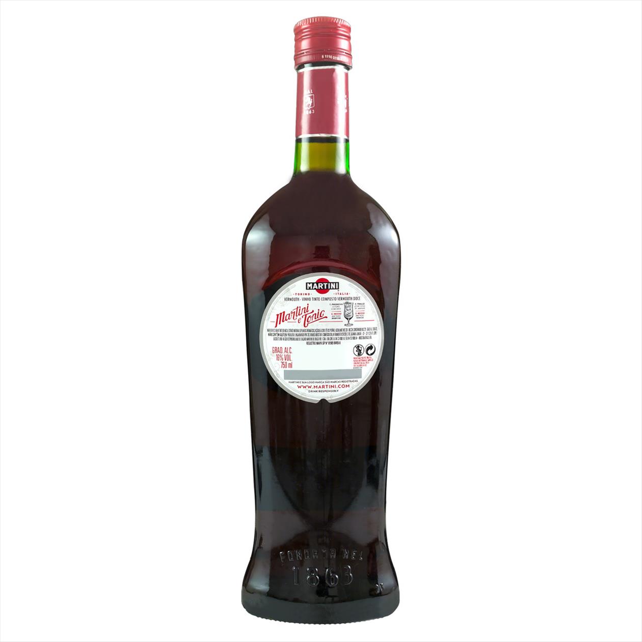 Vermute Brasileiro Martini Rosso Garrafa 750mL - Zona Sul