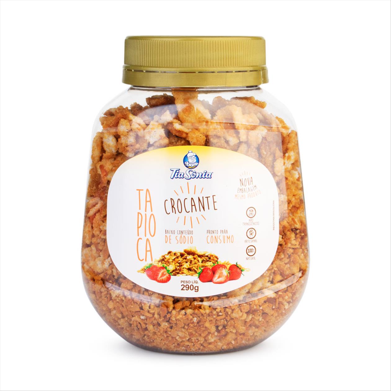 Tapioca Crocante Tia Sônia 290g - Zona Sul