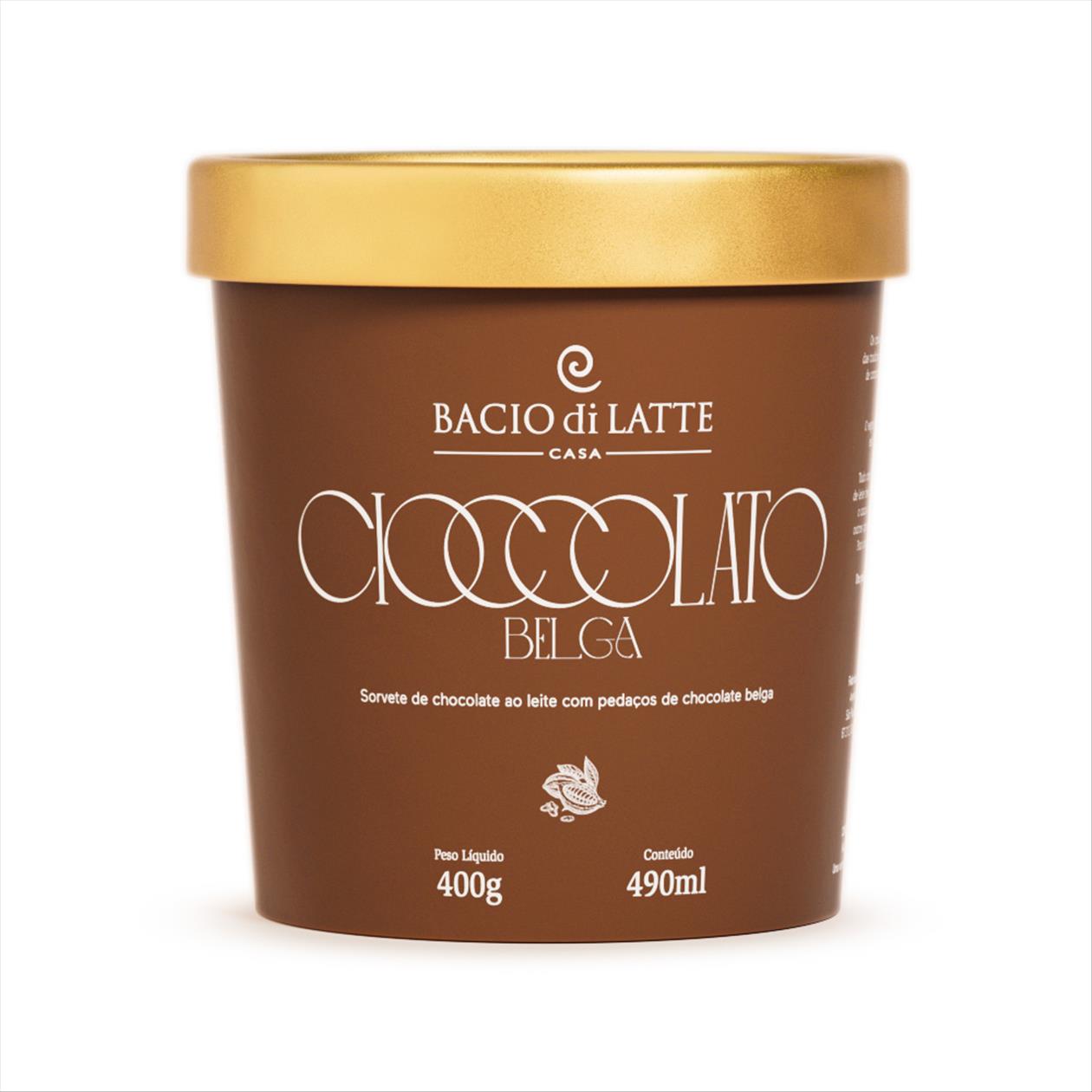 Sorvete Bacio Di Latte Chocolate Belga 490ml - Zona Sul