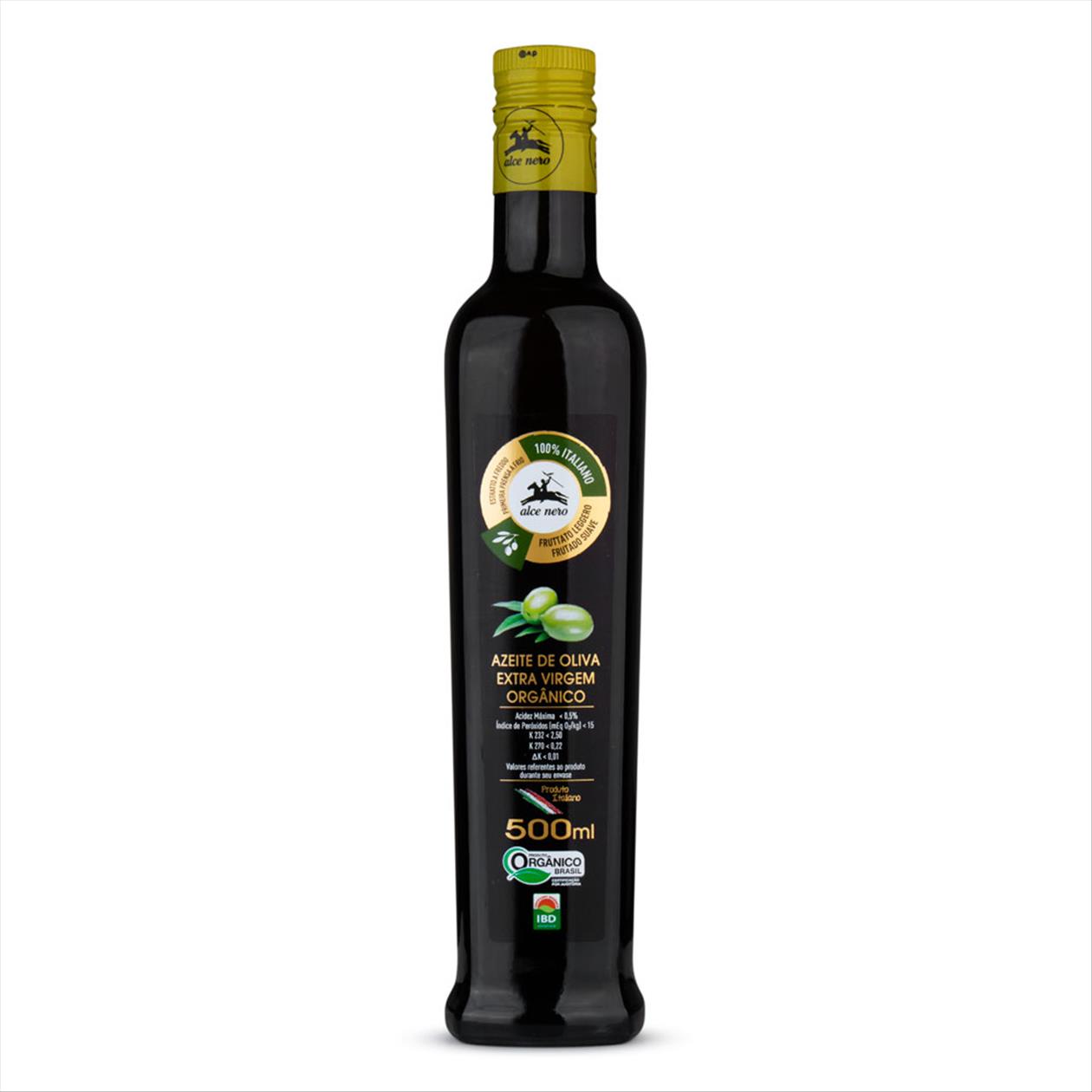 Azeite Extra Virgem Orgânico Italiano Alce Nero 500ml - Zona Sul