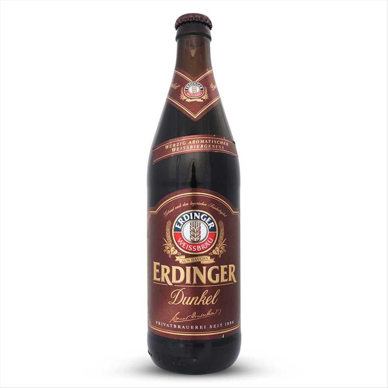 Cerveja Erdinger Weißbier Dunkel Weissbier Garrafa 500ml - Zona Sul