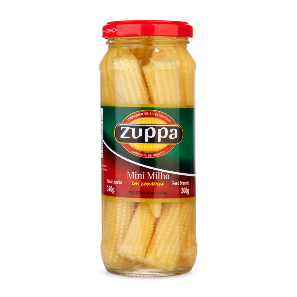 Mini Milho em Conserva Zuppa Vidro 200g - Zona Sul