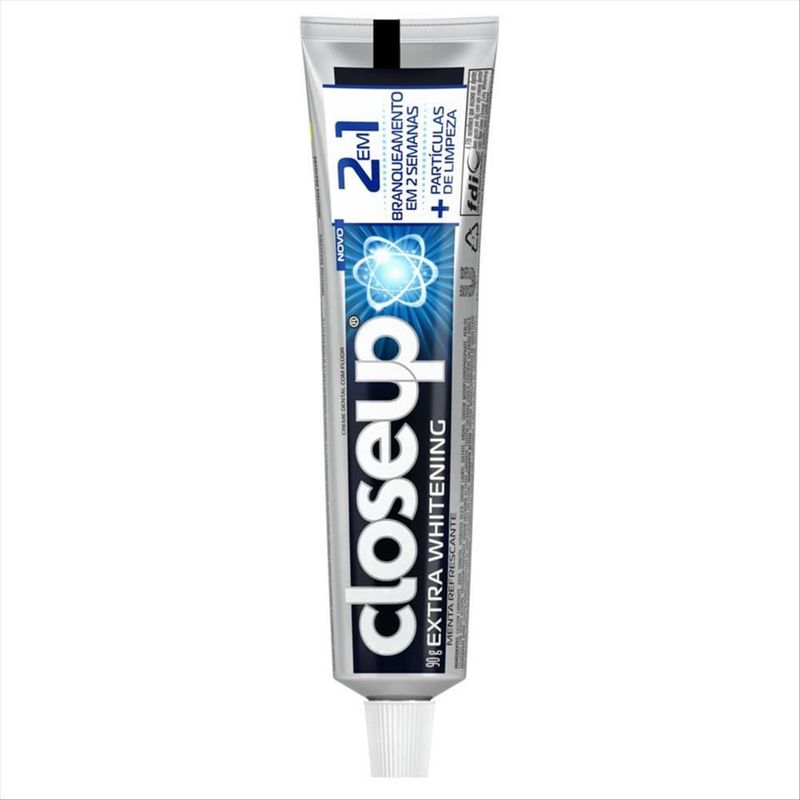 Creme Dental Close Up Extra Whitening 90g - Zona Sul