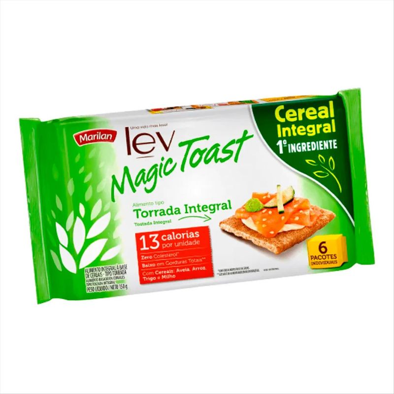 Torradas Integrais Marilan Magic Toast Multipack com 6 Pacotes 150g ...