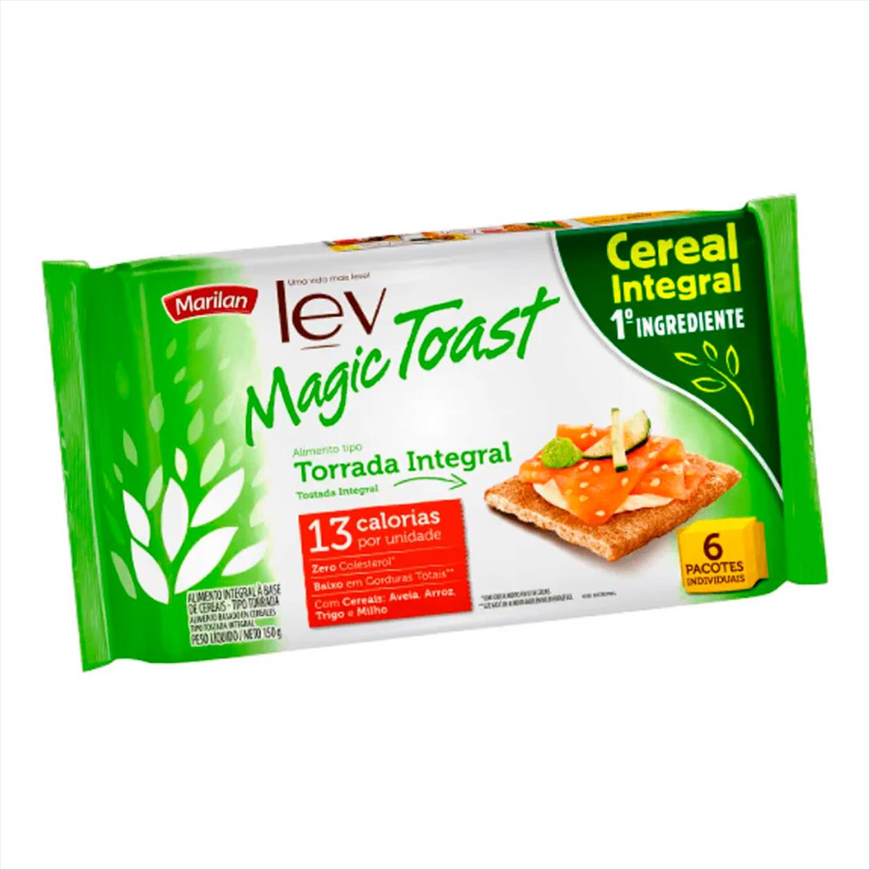 Torradas Integrais Marilan Magic Toast Multipack com 6 Pacotes 150g ...