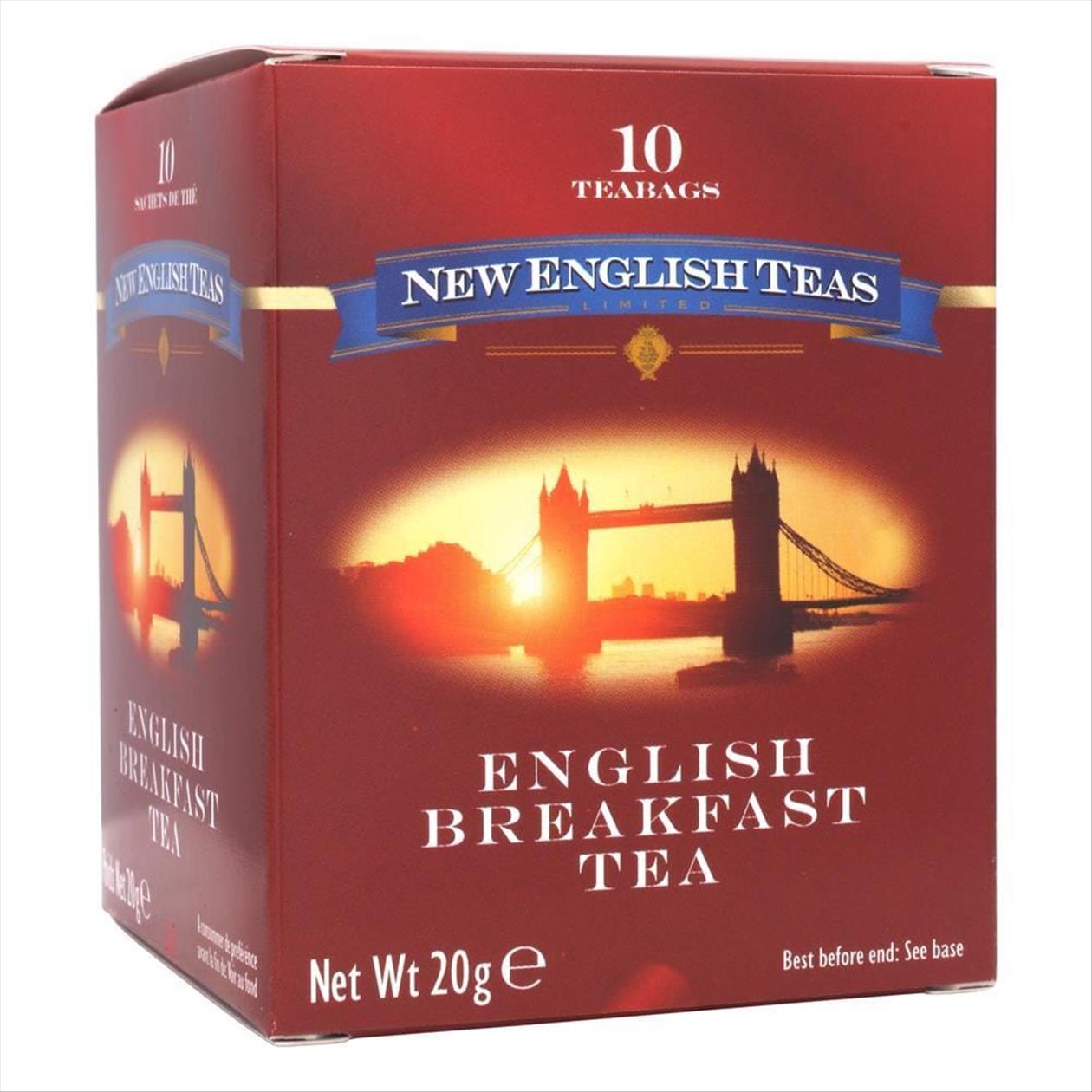 Chá New English Teas Breakfast Caixa Com 10 Sachês 20g - Zona Sul
