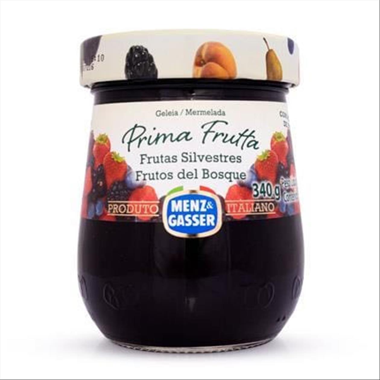 Geleia Menz & Gasser Prima Frutta Frutas Silvestres Vidro 340 g - Zona Sul