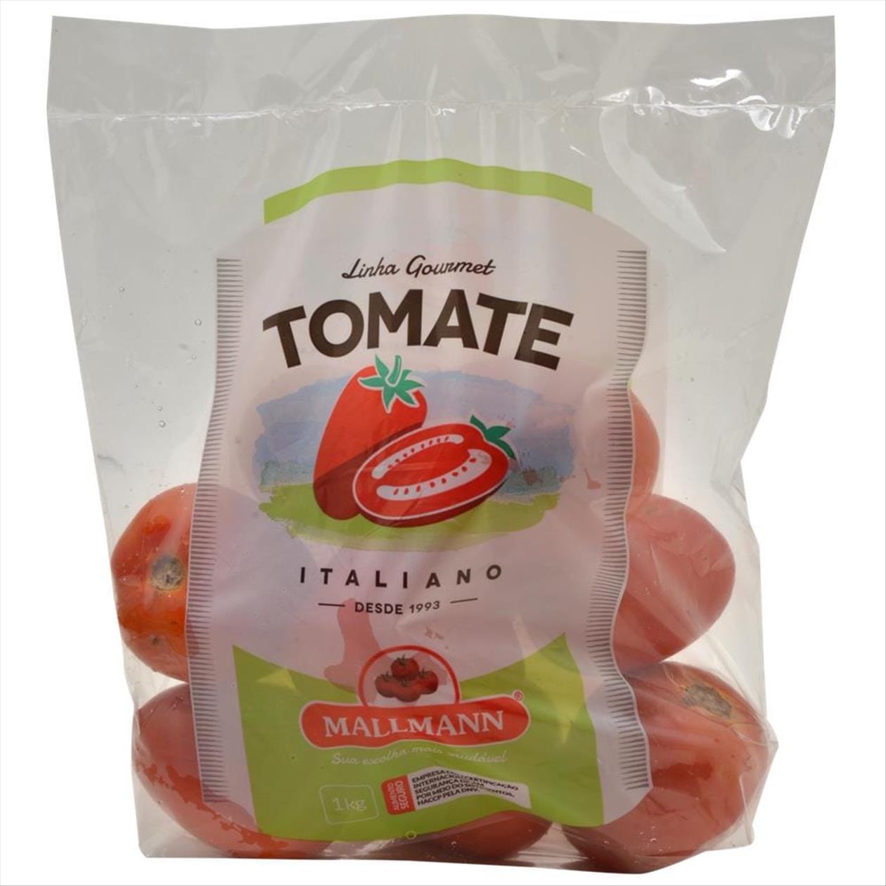 Tomate Italiano Mallmann Pacote 1kg - Zona Sul