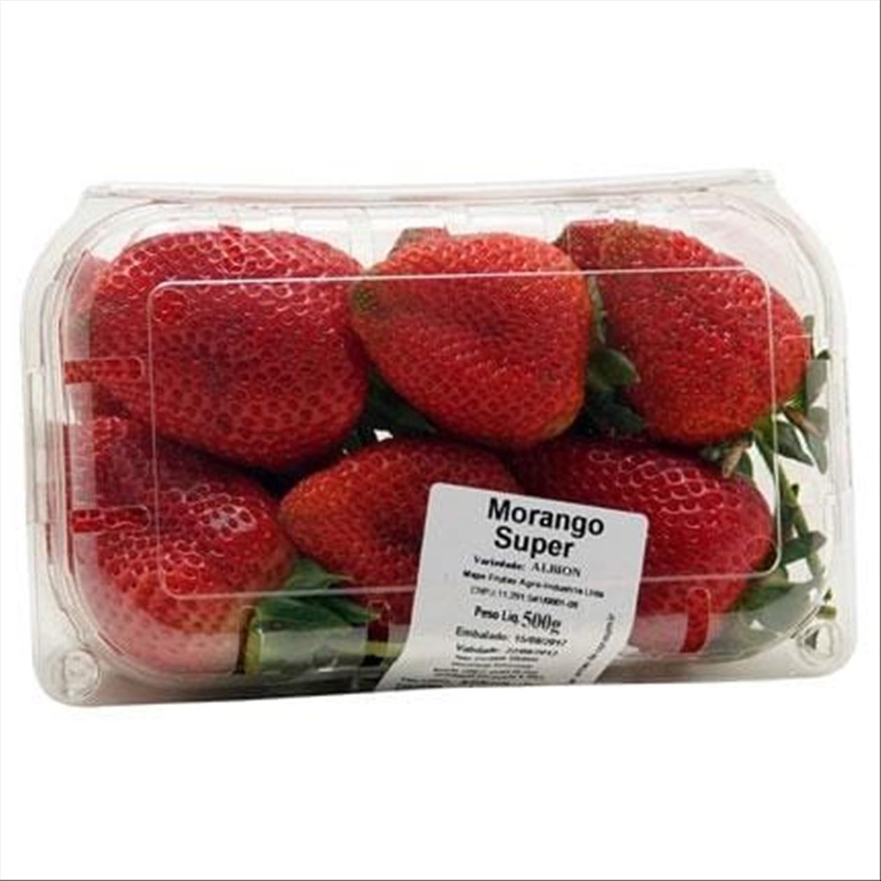 Morango Nacional Especial Bandeja 500g - Zona Sul