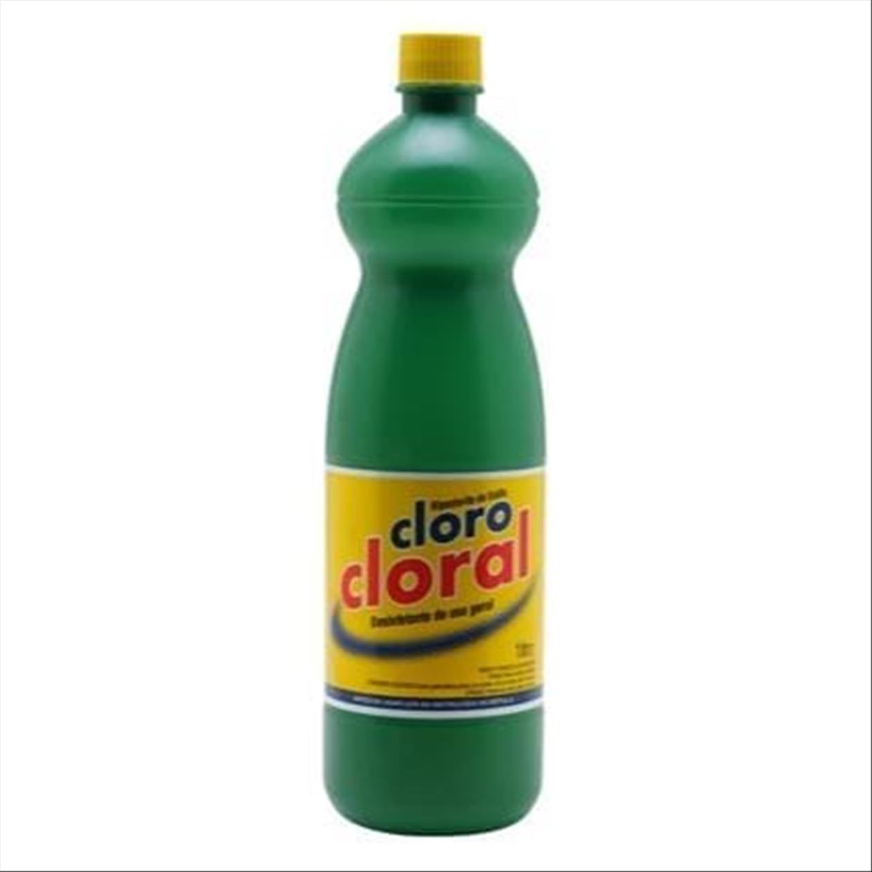 Cloro Desinfetante Cloral Garrafa 1 L - Zona Sul