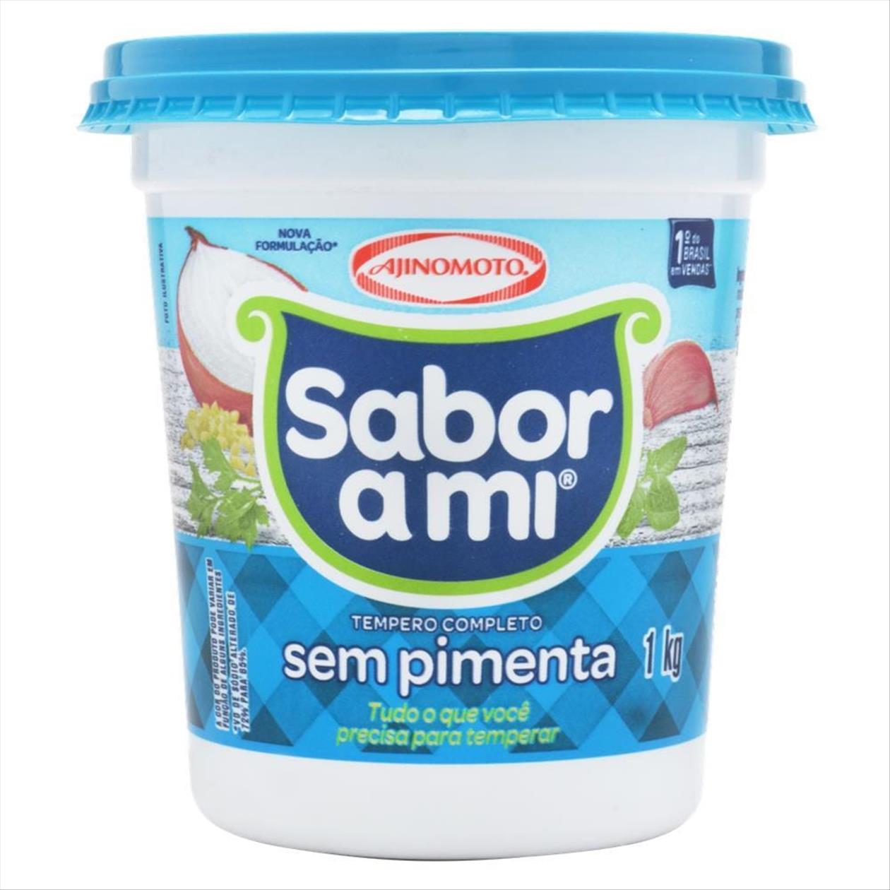 Tempero Pronto sem Pimenta Sabor Ami Pote 1kg - Zona Sul