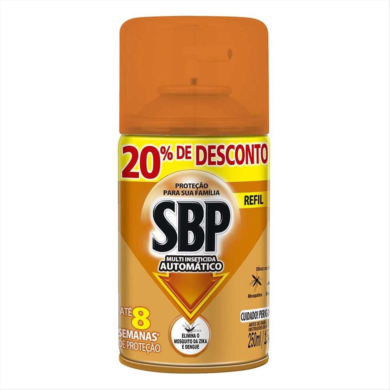Inseticida Refil Automático Sbp Multi Lata 250 - Zona Sul