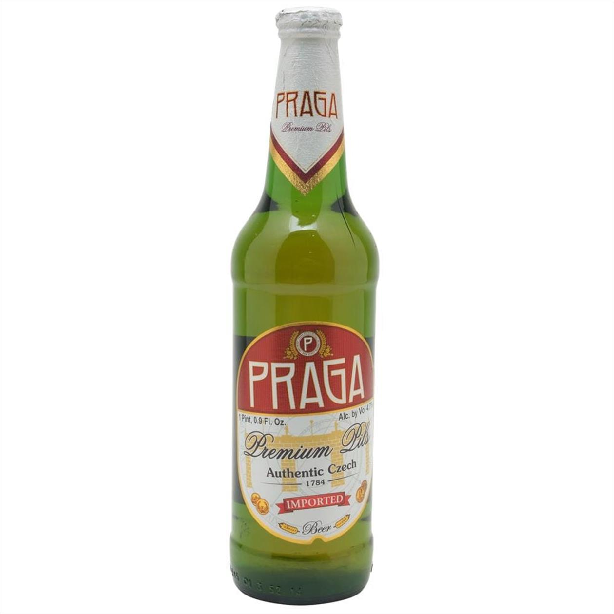 Cerveja Praga Premium Pilsen Garrafa 500ml - Zona Sul