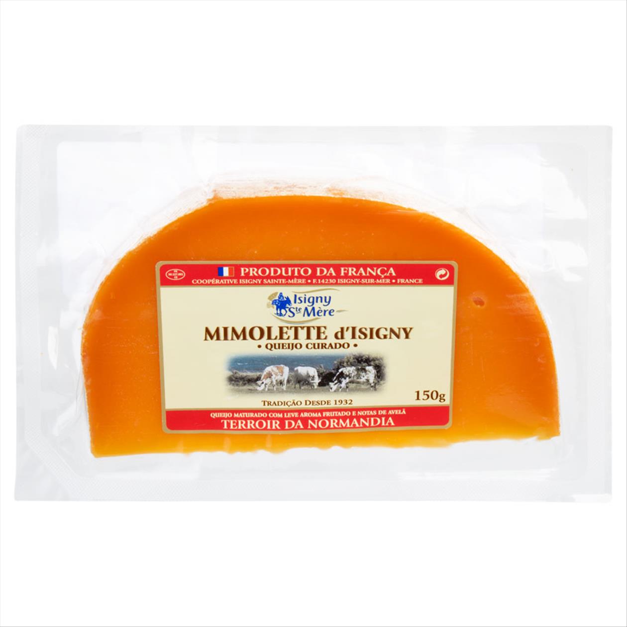 Queijo Mimolette Francês Fracionado Isigny 150g - Zona Sul