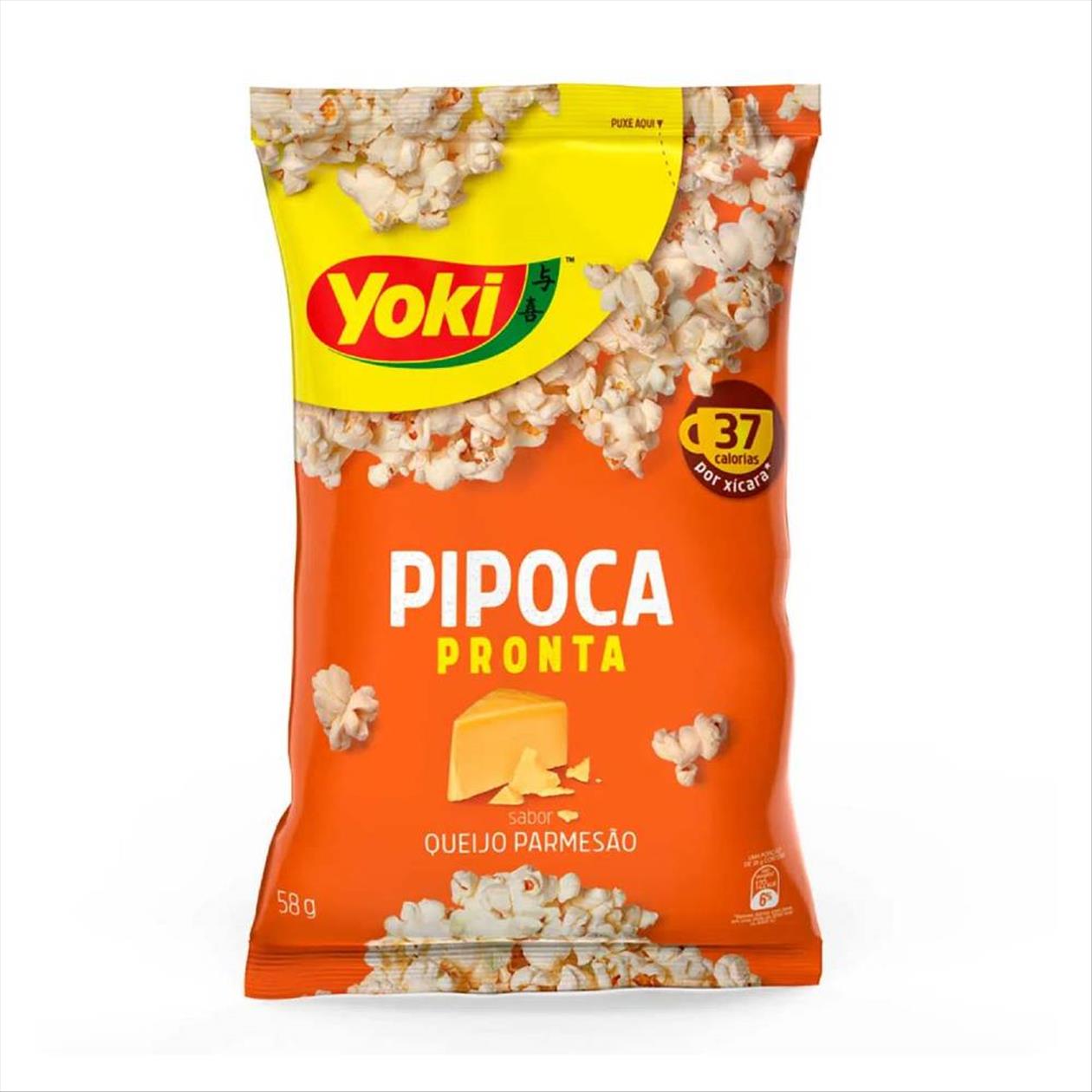 Pipoca Pronta Queijo Parmesão Yoki 58g - Zona Sul