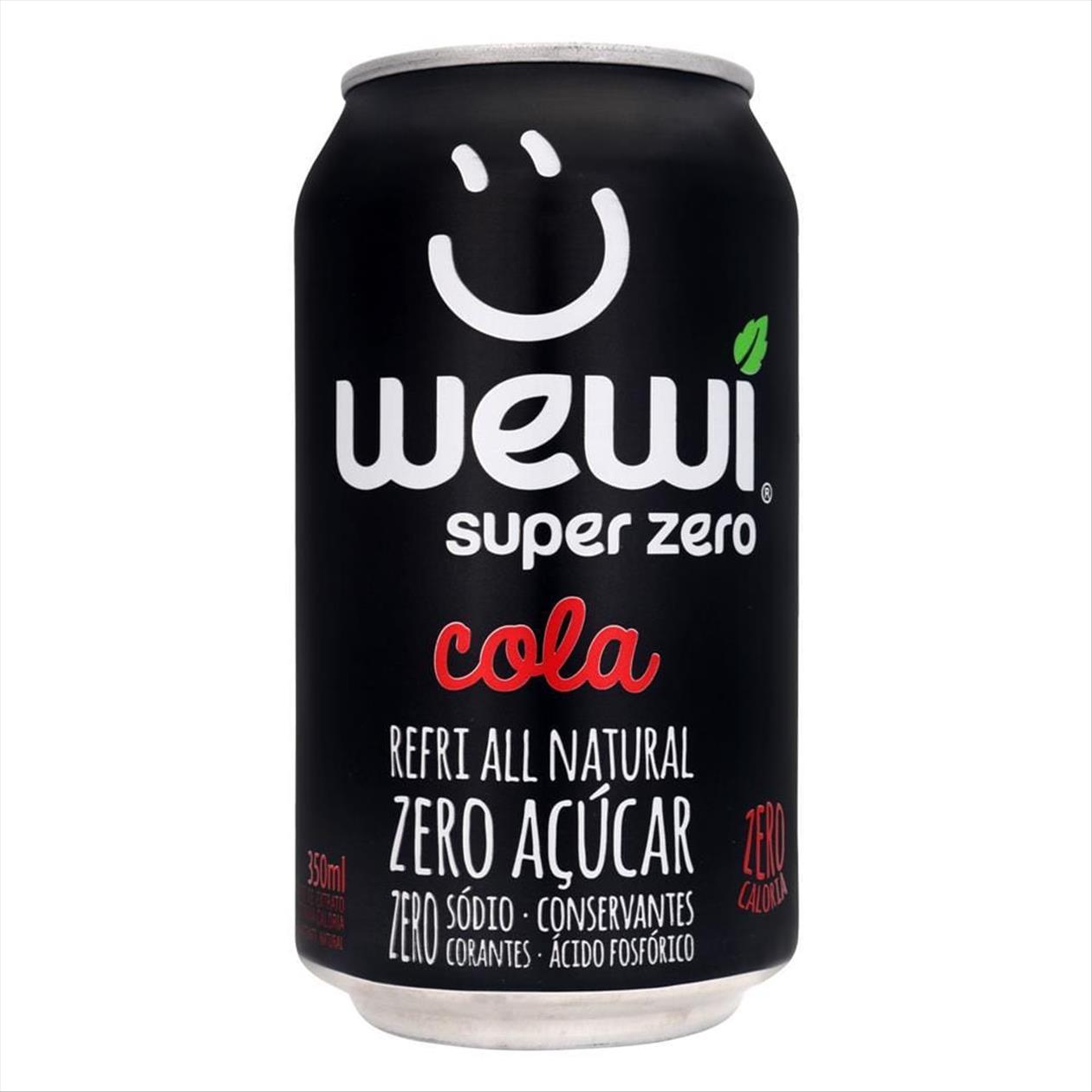Refrigerante Wewi Super Zero Cola Lata 350ml - Zona Sul