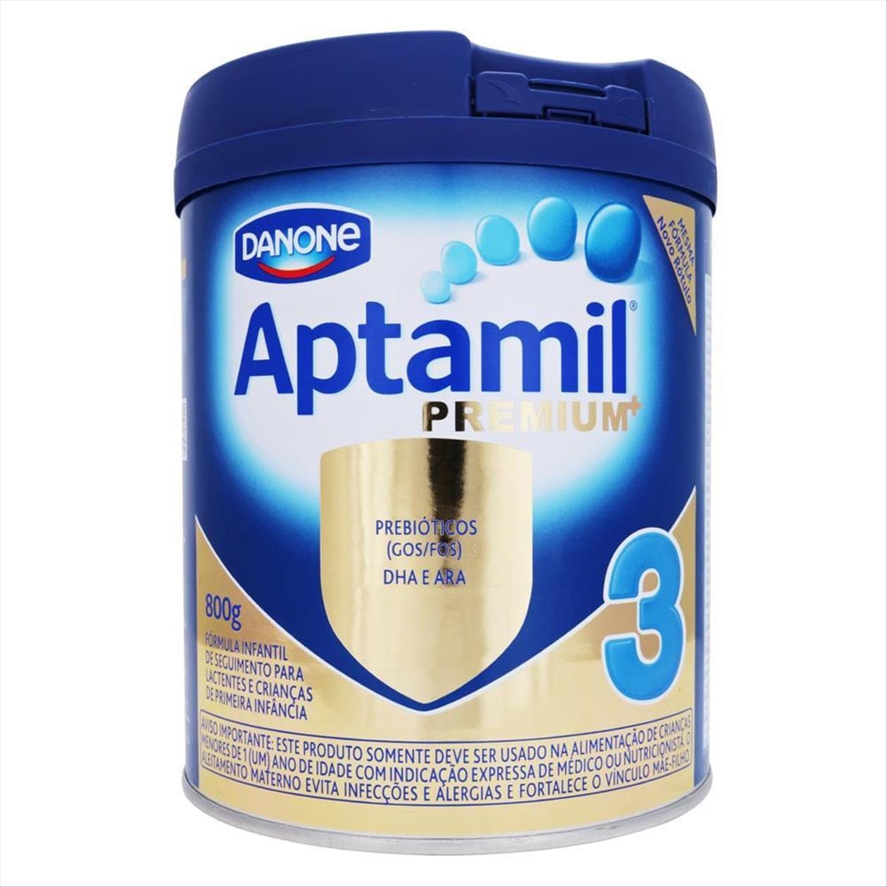 Fórmula Infantil Aptamil Premium 3 Lata 800g - Zona Sul