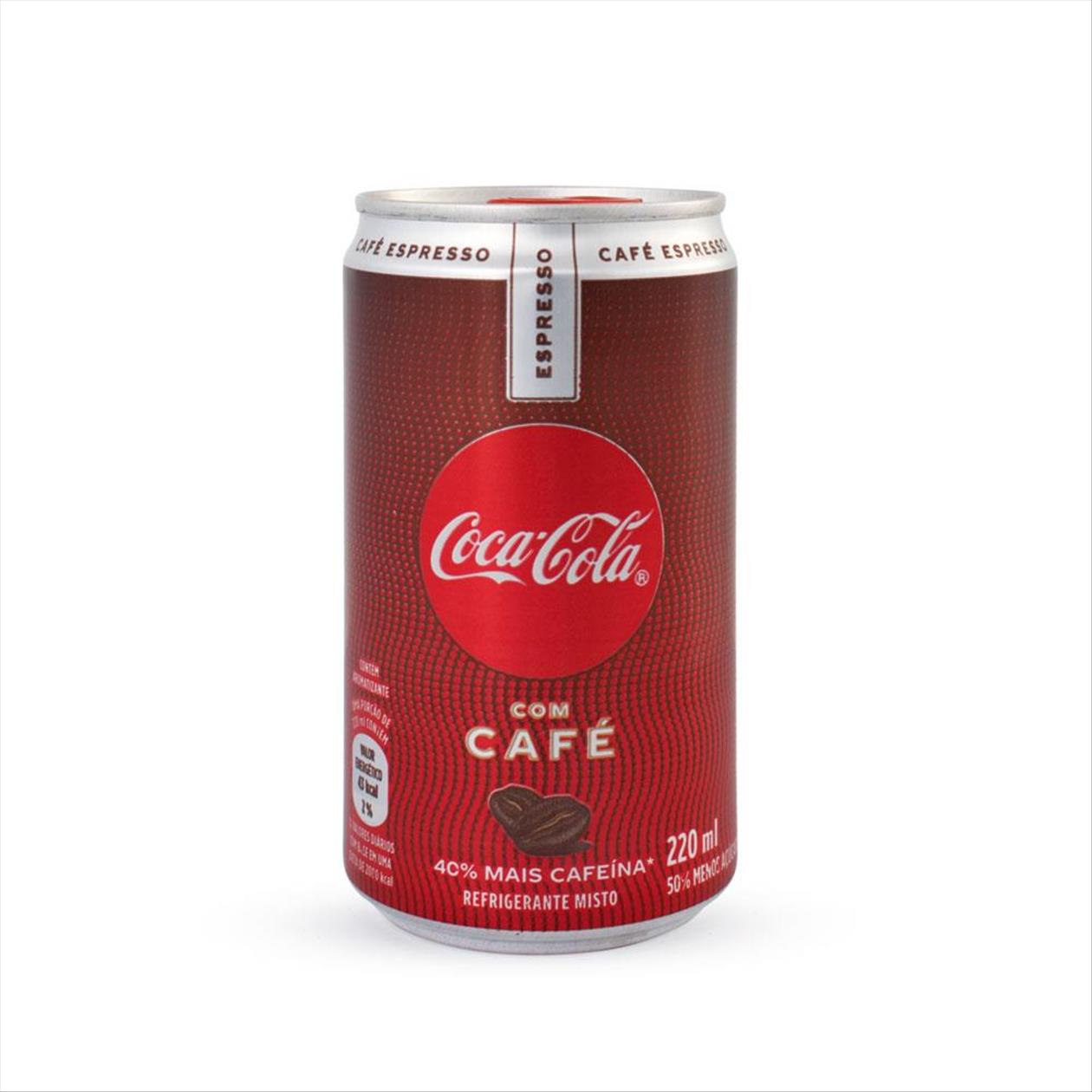 Refrigerante Coca Cola Plus Café Espresso Lata 220ml - Zona Sul