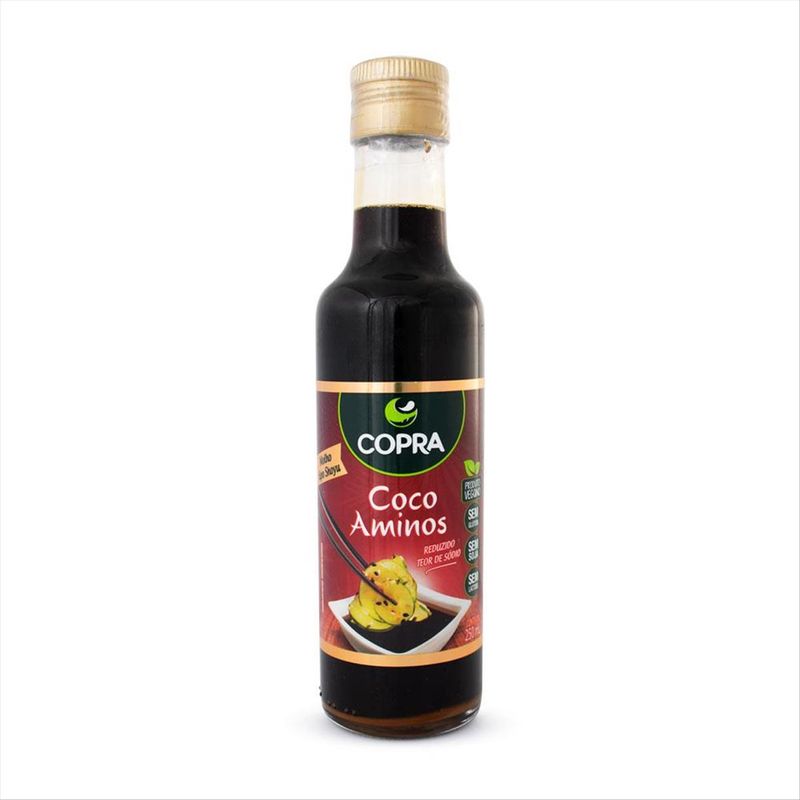 Molho Tipo Shoyo Coco Aminos Vegano Copra 250ml - Zona Sul