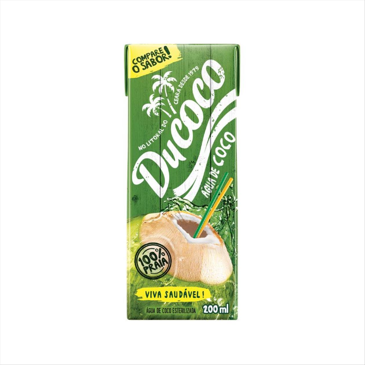 Água De Coco Pronta Ducoco Tetra Pak 200ml - Zona Sul