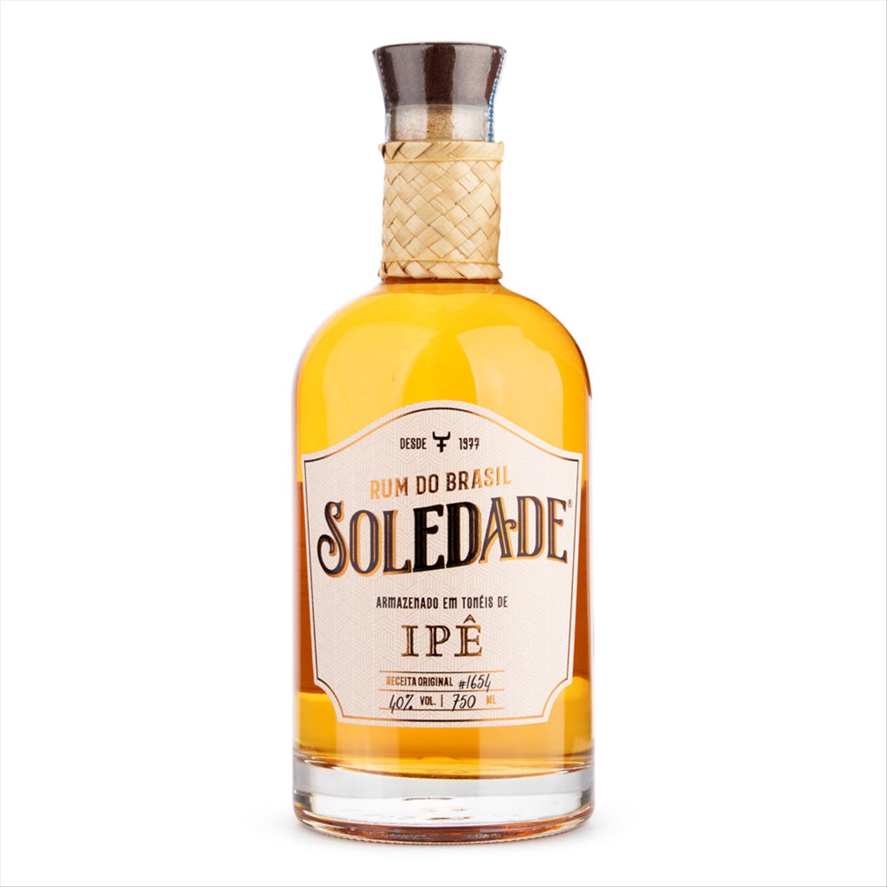 Rum Brasileiro Soledade Ipê Garrafa 750ml - Zona Sul