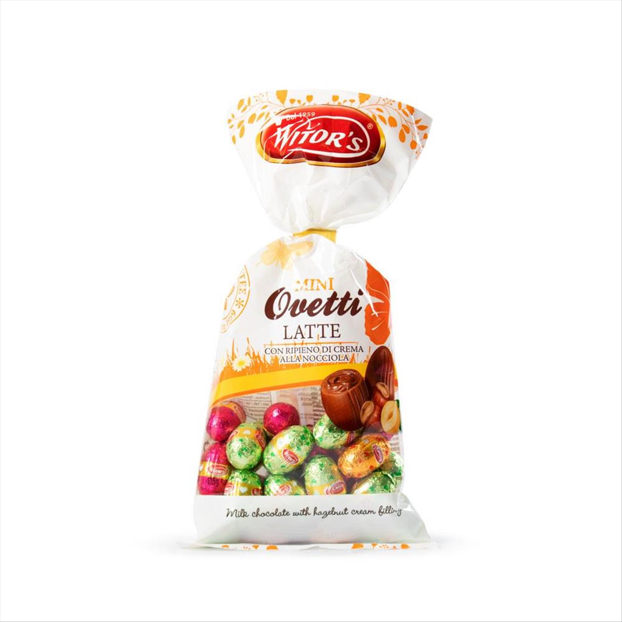 Mini Ovinhos Italianos Witor s com Recheio Cremoso de Avelã Pacote 125g ...
