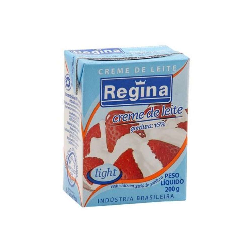 Creme De Leite Regina Leve Tetra Pak 200g - Zona Sul