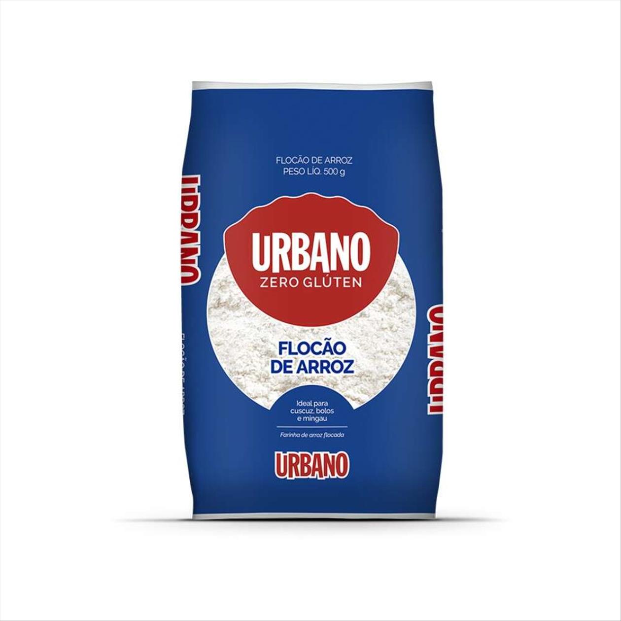 Flocão de Arroz sem Glúten Urbano 500g - Zona Sul