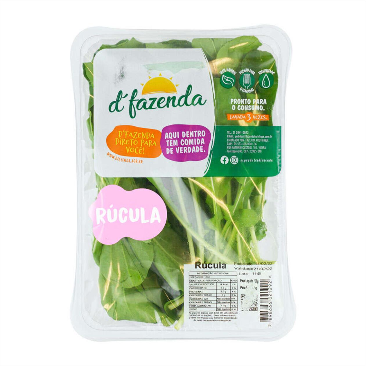 Rúcula Higienizada 140g - Zona Sul