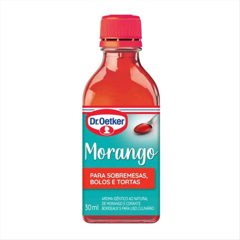 Aroma de Morango Oetker 30ml - Zona Sul