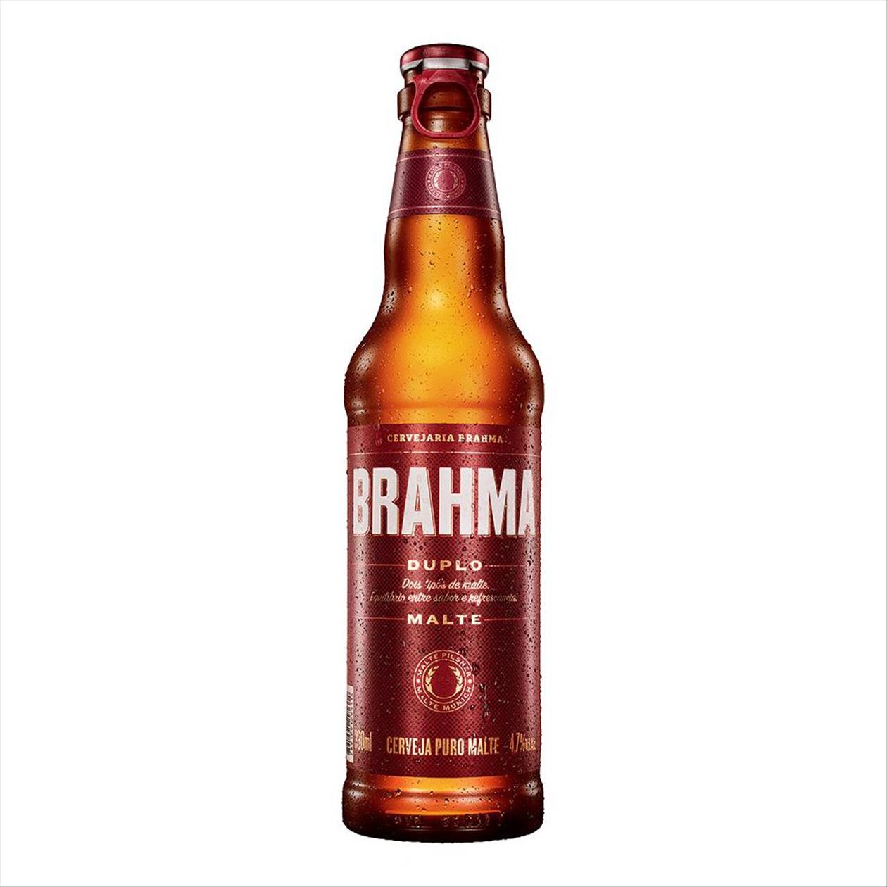 Cerveja Brahma Duplo Malte Puro Malte Long Neck 330ml - Zona Sul