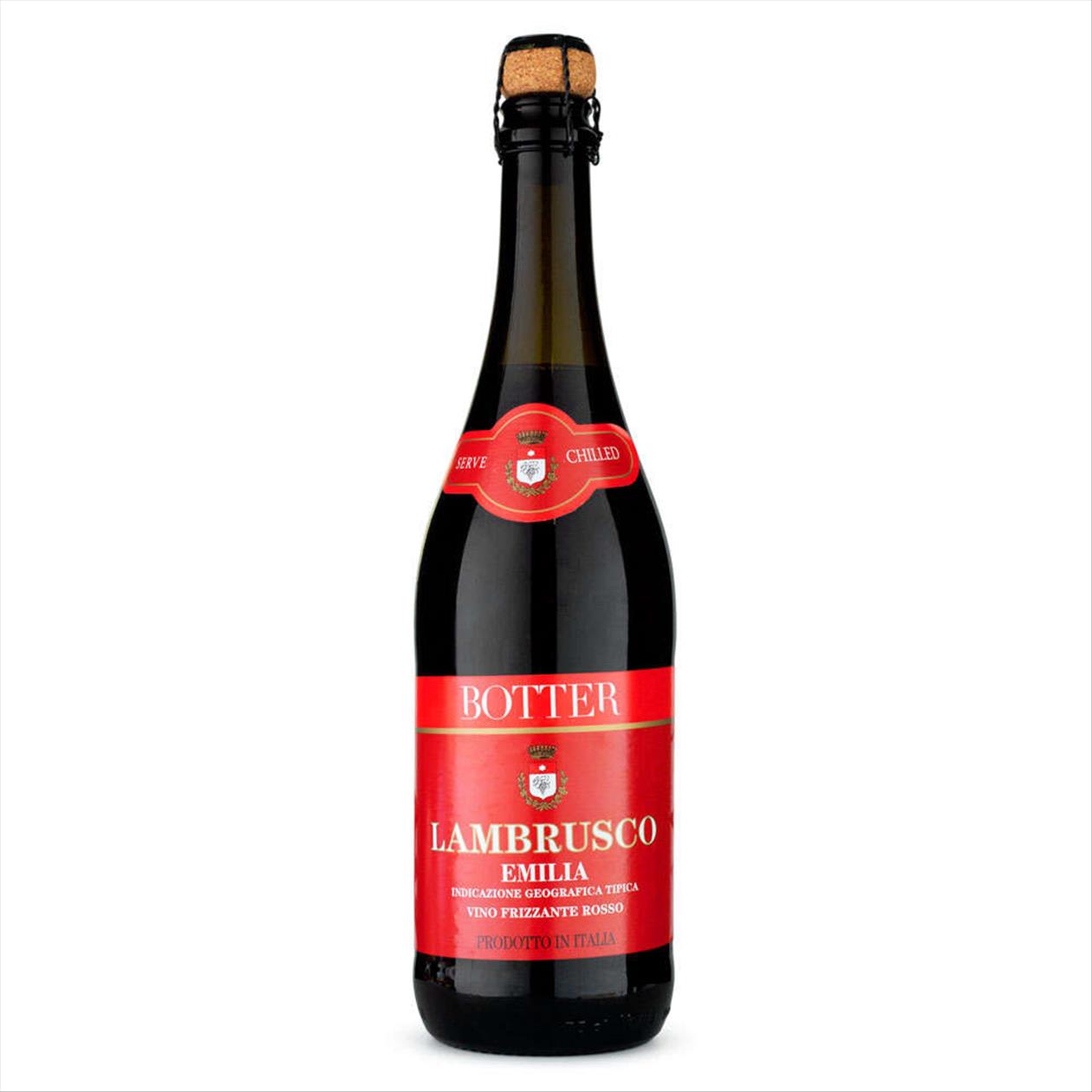Vinho Tinto Italiano Lambrusco Botter Garrafa 750ml - Zona Sul