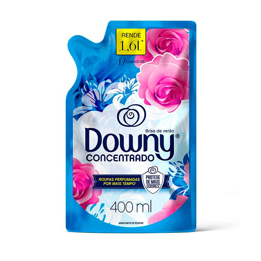 Amaciante para Roupas Concentrado Downy Brisa de Verão 400ml - Zona Sul