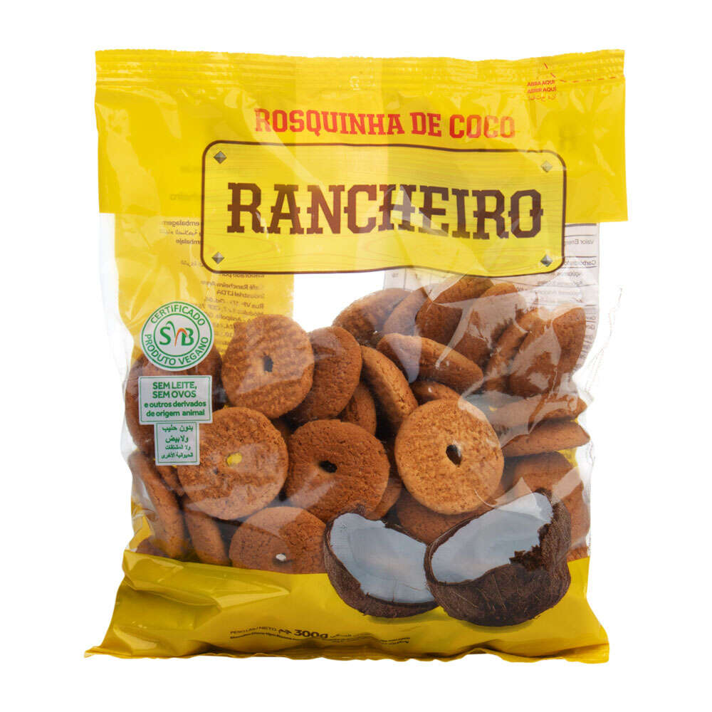 Rosquinha de Coco Rancheiro 300g - Zona Sul Rosquinha de Coco Rancheiro 300g - Zona Sul