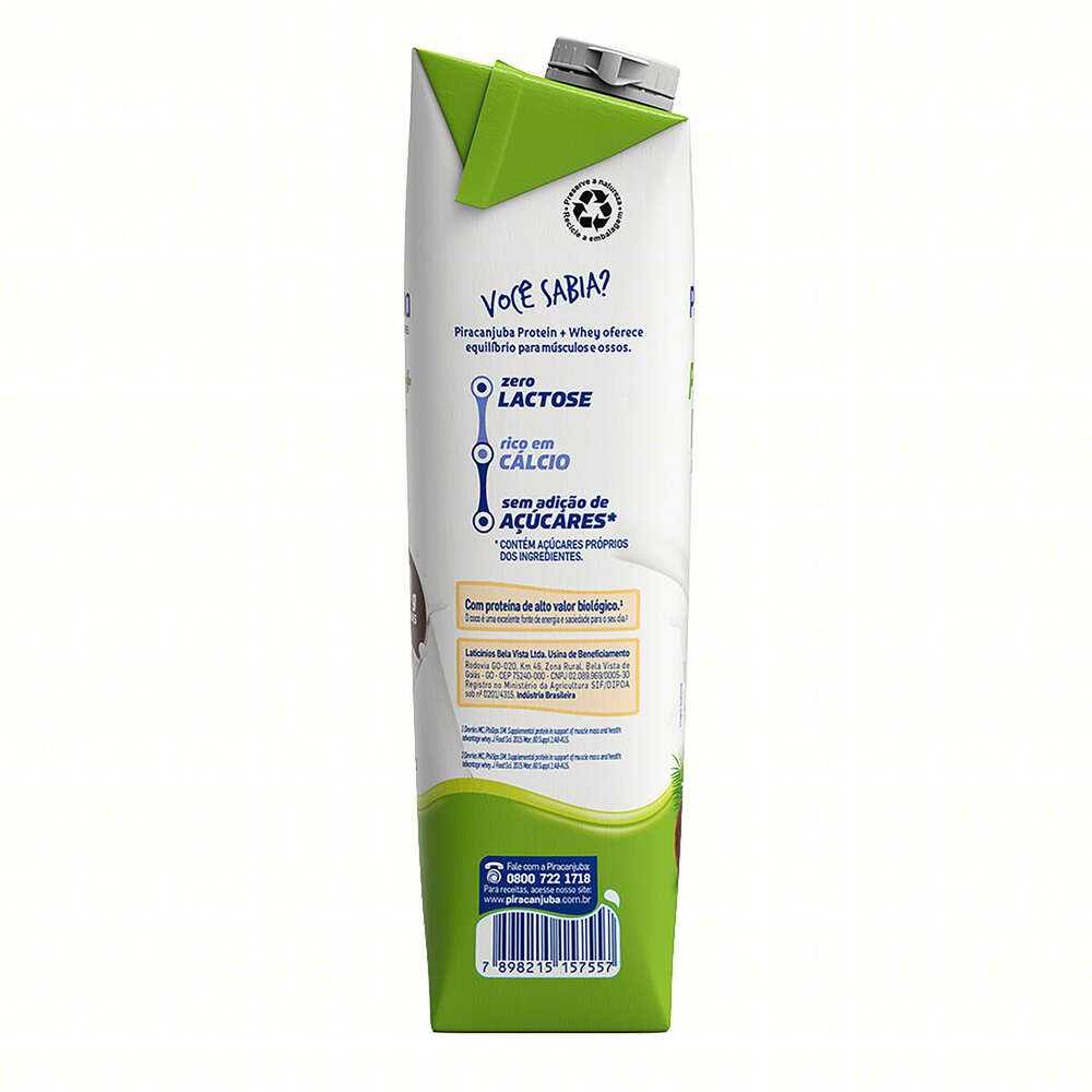 Bebida Láctea UHT Coco Zero Lactose Piracanjuba Protein + Whey Caixa 1l ... Bebida Láctea UHT Coco Zero Lactose Piracanjuba Protein + Whey Caixa 1l ...