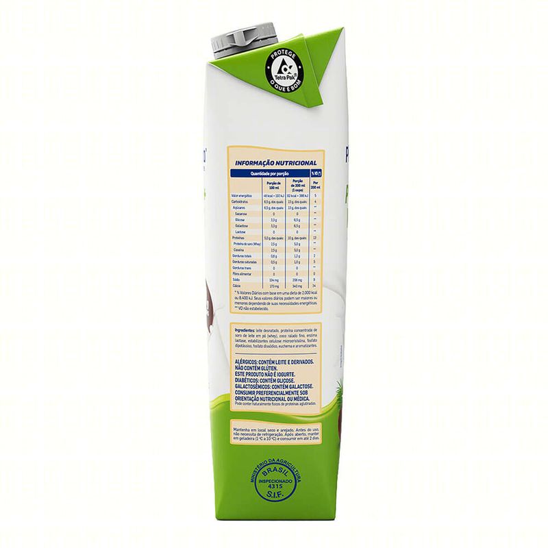 Bebida Láctea UHT Coco Zero Lactose Piracanjuba Protein + Whey Caixa 1l ... Bebida Láctea UHT Coco Zero Lactose Piracanjuba Protein + Whey Caixa 1l ...