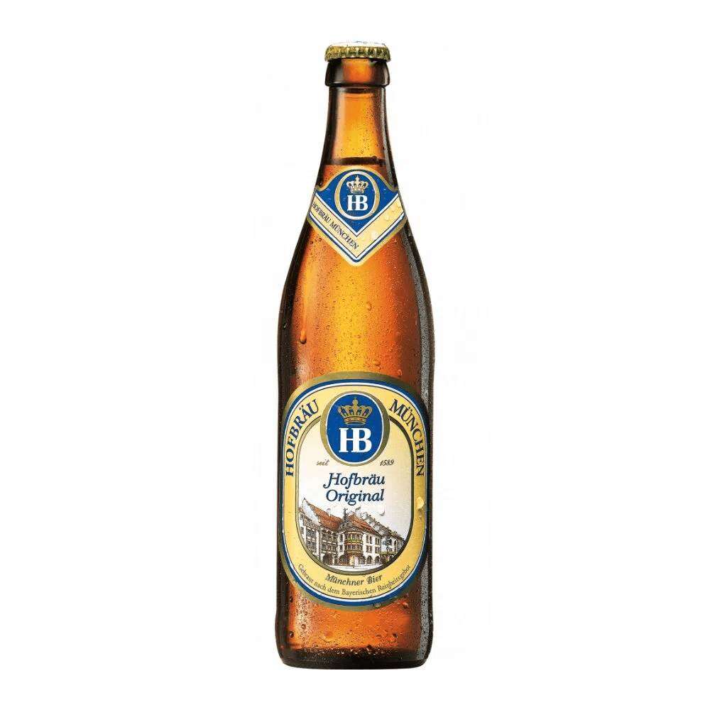 Cerveja Alemã Hb Original Pilsen Munich Helles Garrafa 500ml - Zona Sul