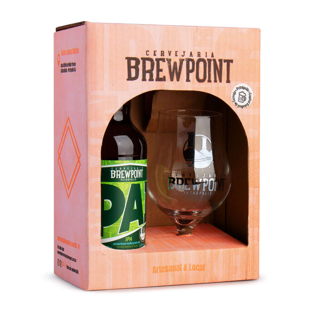 Cerveja Brewpoint IPA 500ml + Taça Exclusiva - Zona Sul