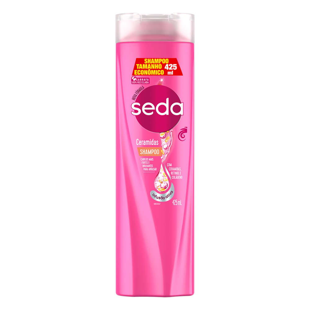 Shampoo Seda Ceramidas Frasco 425ml - Zona Sul