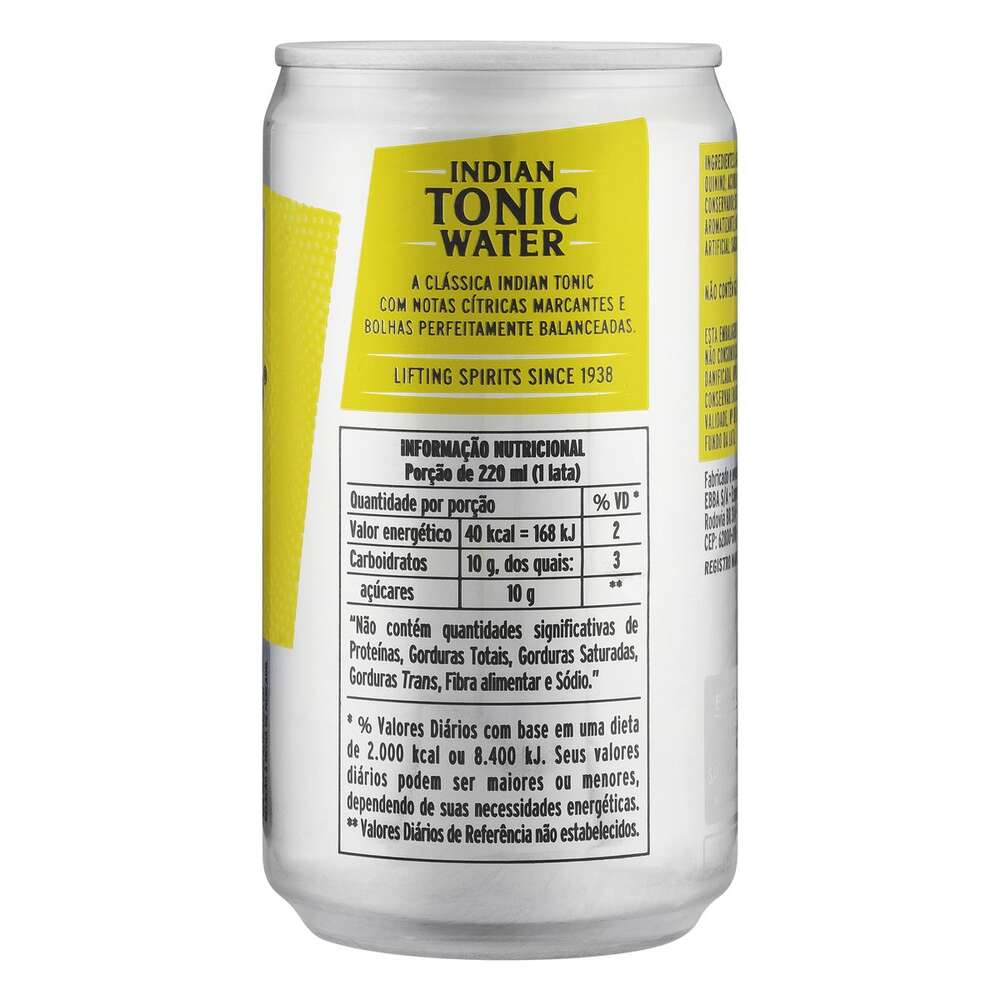 Água Tônica Indian Citrus Britvic Lata 220ml - Zona Sul