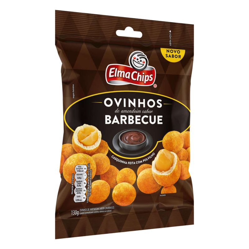 Ovinhos de Amendoim Barbecue Elma Chips Pacote 130g