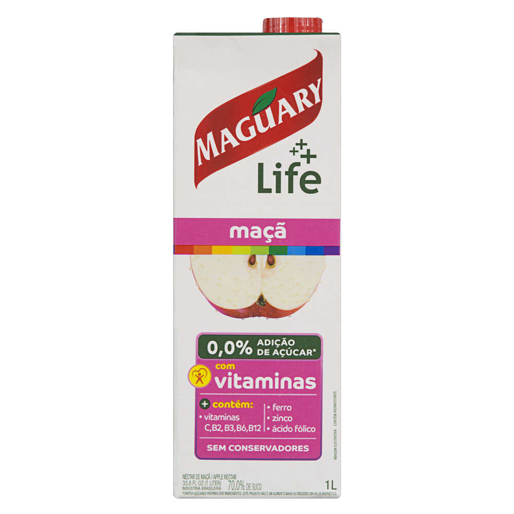 Néctar Maçã Maguary Life Caixa 1L - Zona Sul
