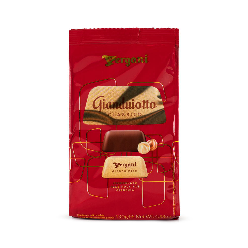 Bombom Italiano Gianduiotto Vergani 130g - Zona Sul