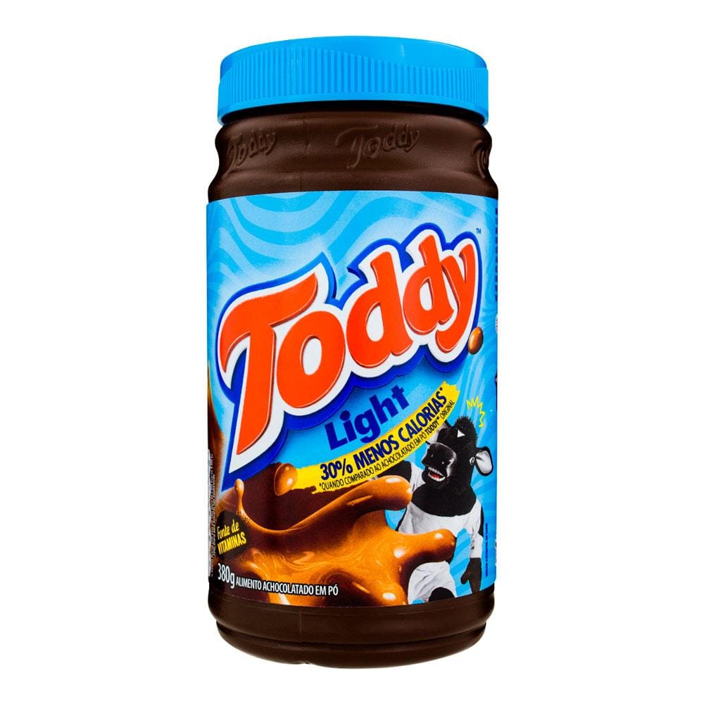 Achocolatado Em Pó Light Toddy Pote 380g