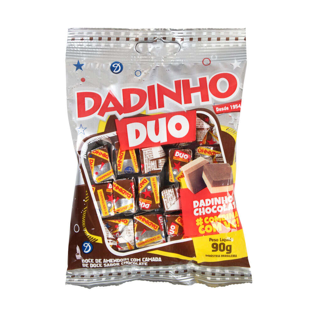 Bala de Amendoim com Chocolate Dadinho 90g - Zona Sul