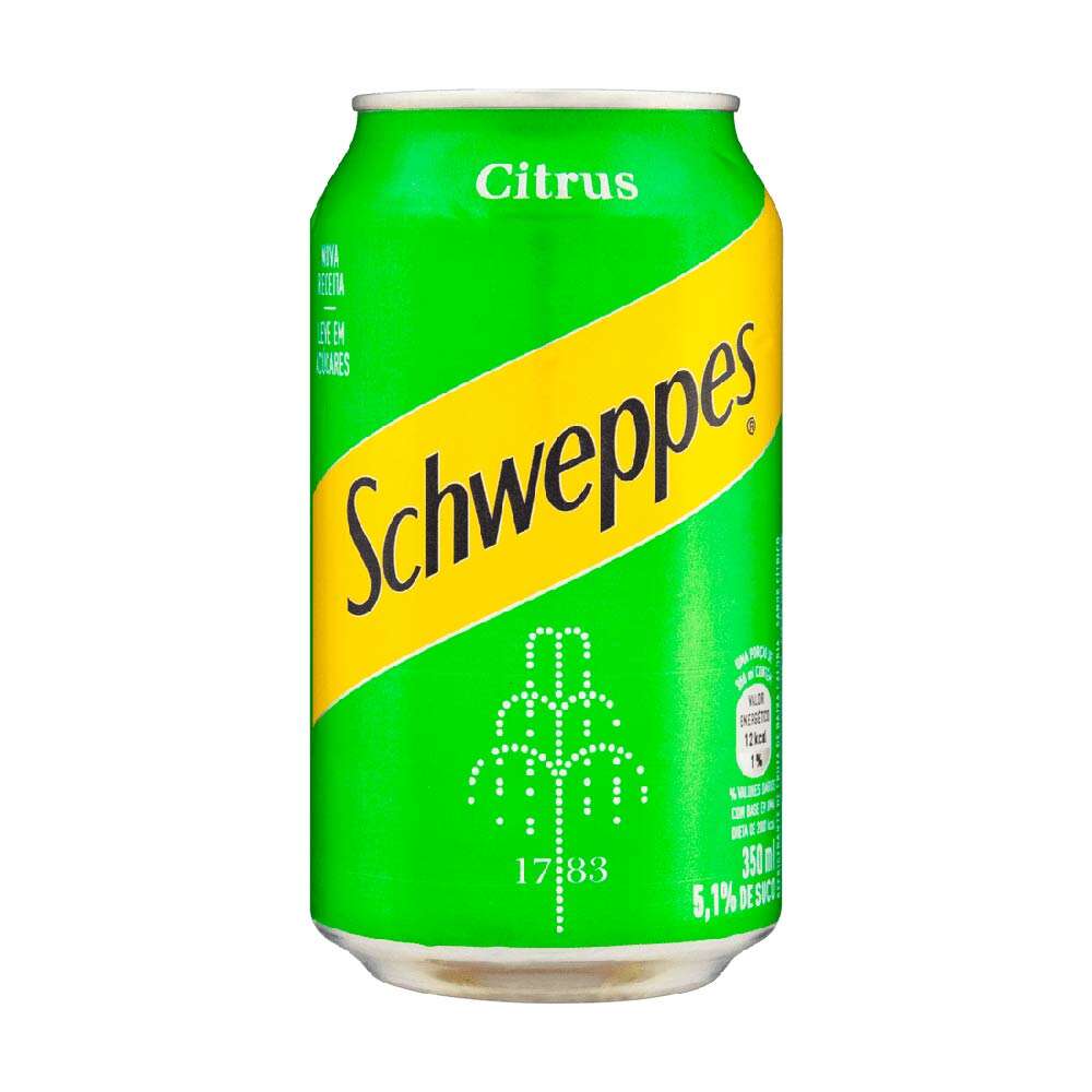 Refrigerante Schweppes Citrus Gelado Lata 350ml - Zona Sul