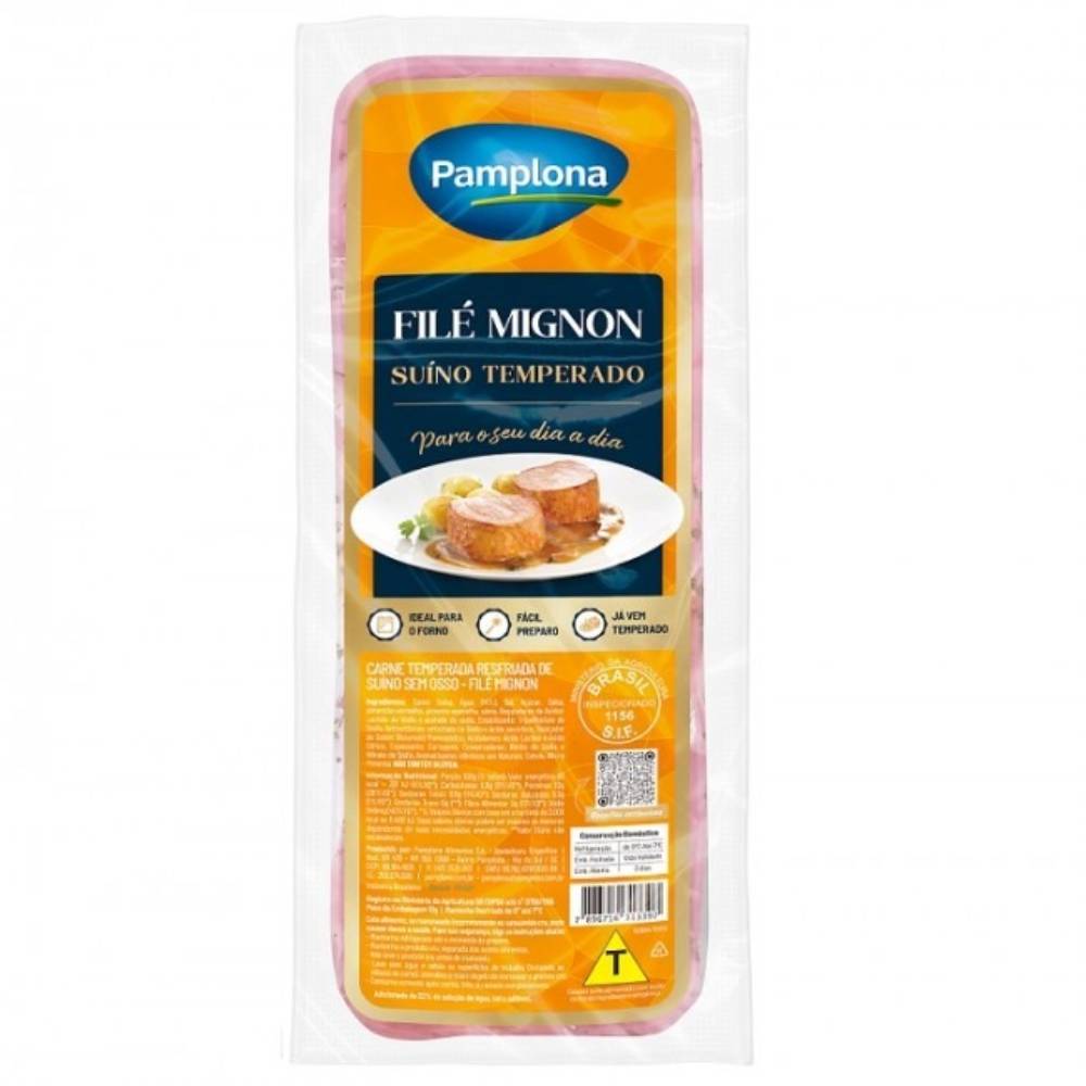 Filé Mignon Suíno Temperado Pamplona - Zona Sul