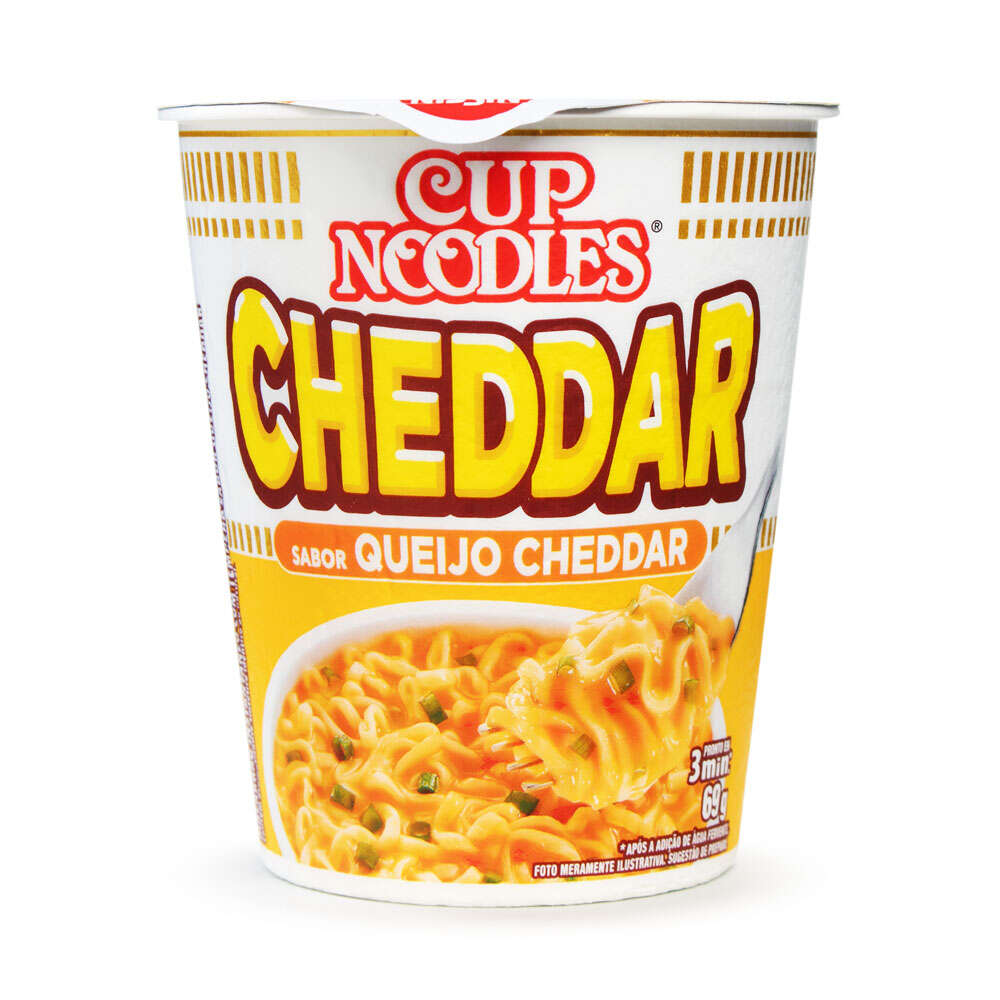Massa Instantânea Cup Noodles Cheddar 69g - Zona Sul
